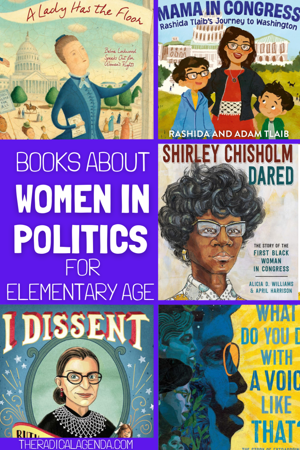 Books about Women in Politics for Elementary Age - The Radical Agenda LLC